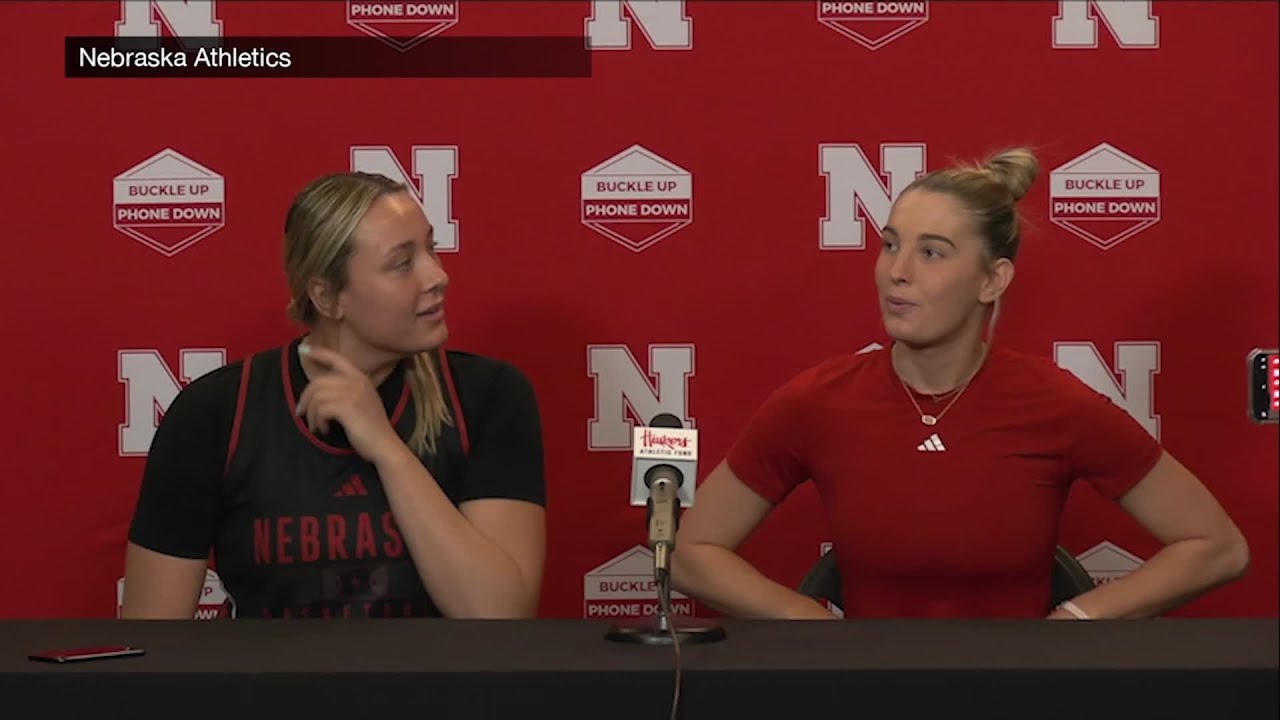 Nebraska's Alexis Markowski and Jaz Shelley full press conference from ...
