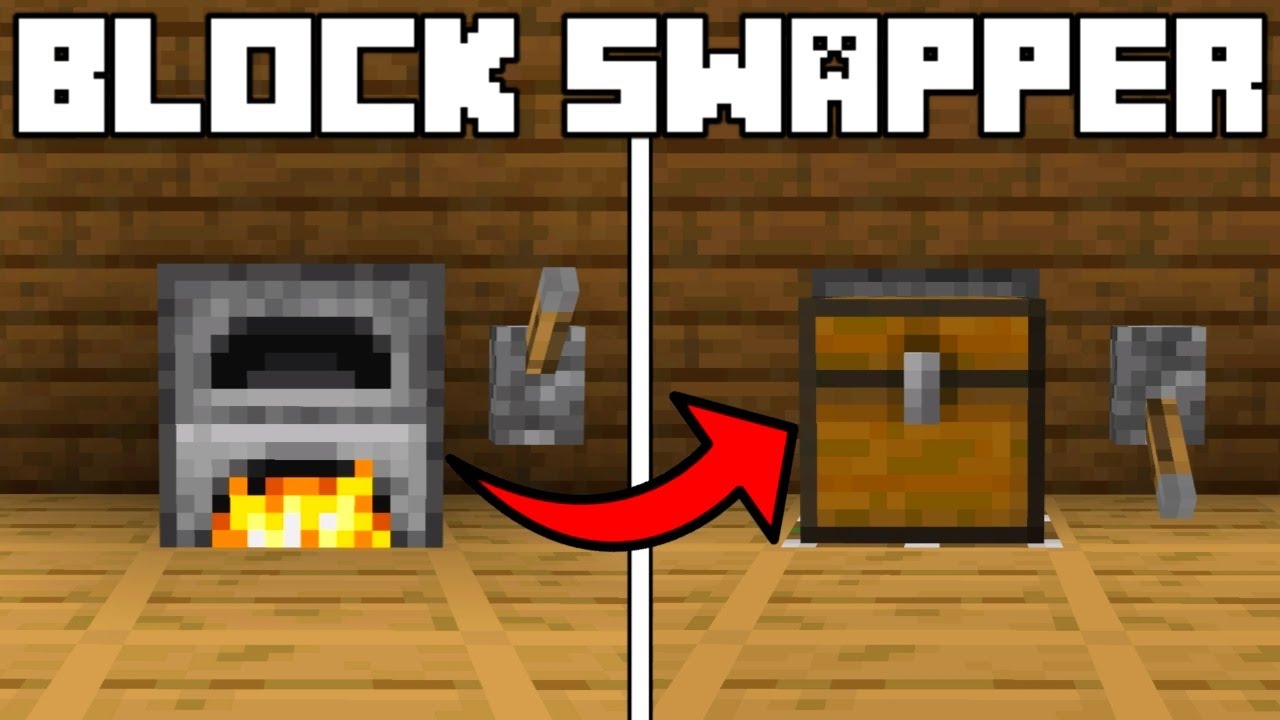 🦅 Minecraft Bedrock 1.20 | EASY BLOCK SWAPPER TUTORIAL! - YouTube