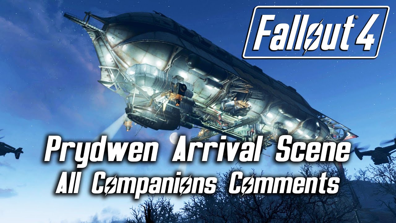 Fallout 4 - Prydwen Arrival Scene - All Companions Comments - YouTube