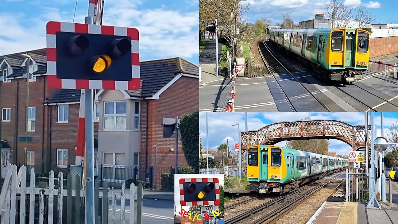 Bedhampton Level Crossing, Hampshire - YouTube