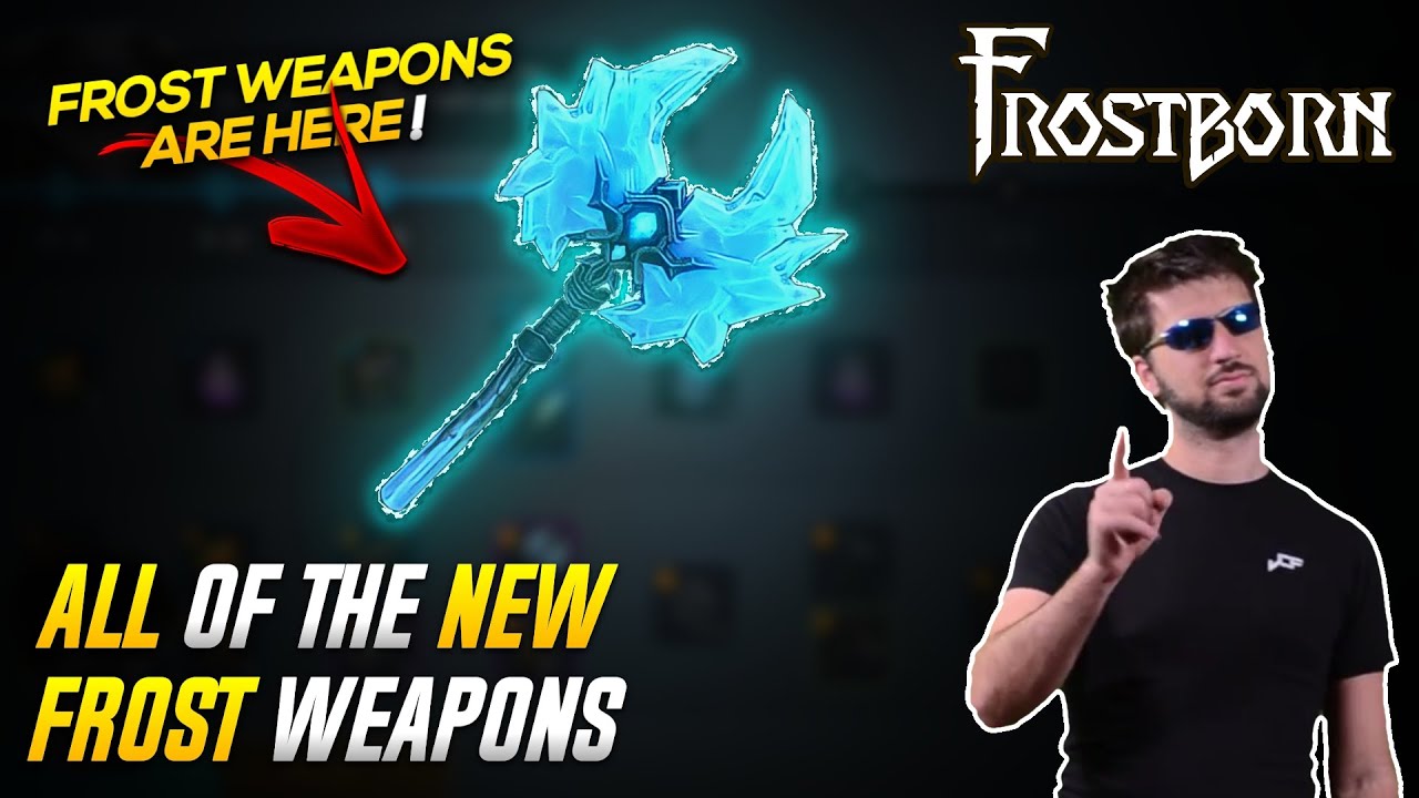 ALL of the NEW FROST WEAPONS in Frostborn! THEY ARE AMAZING! - JCF ...