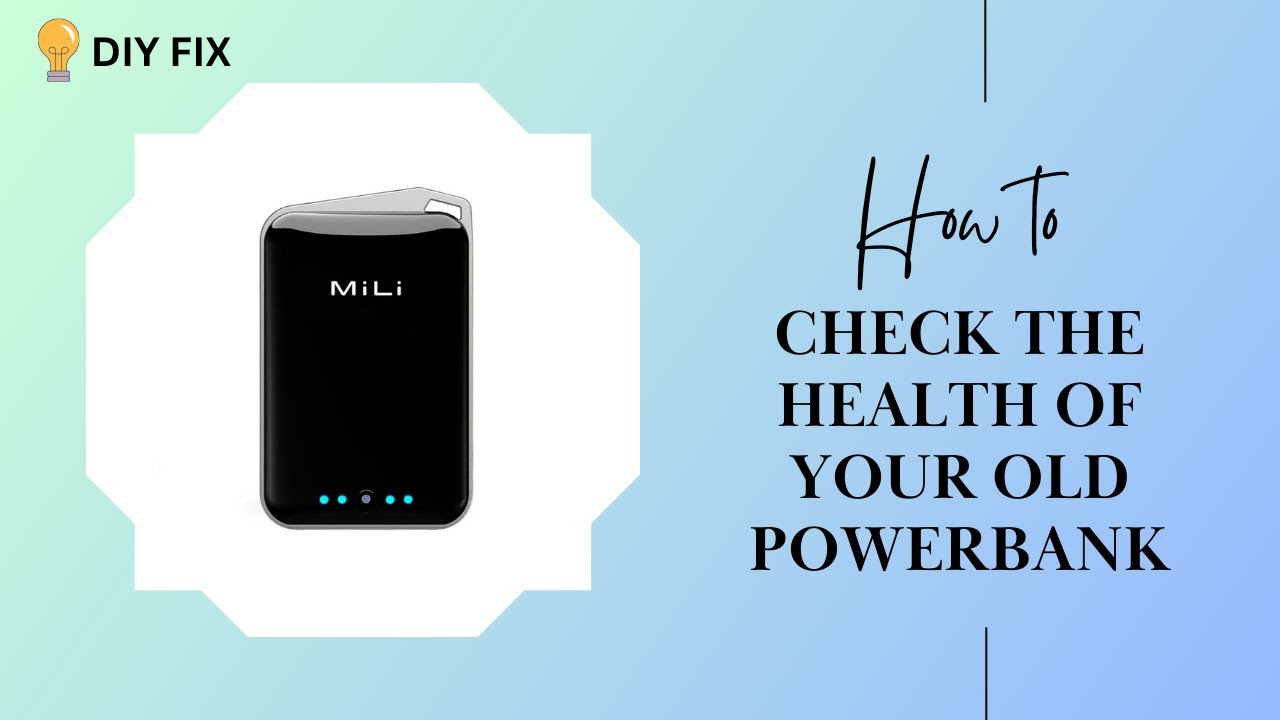 DIY HOME FIX How to Check & Restore Your Old Power Bank | Cara Ngecek ...