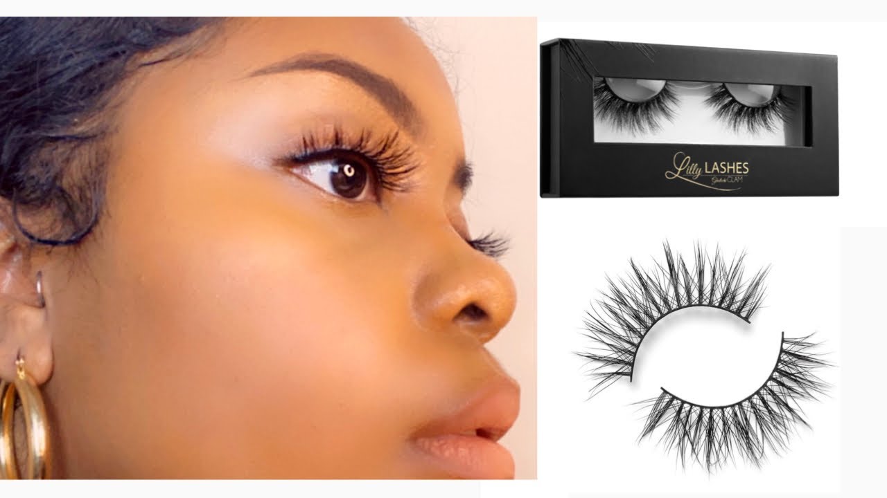 LILLY LASHES TRY ON | BROWN SKIN | Zhané Denise - YouTube