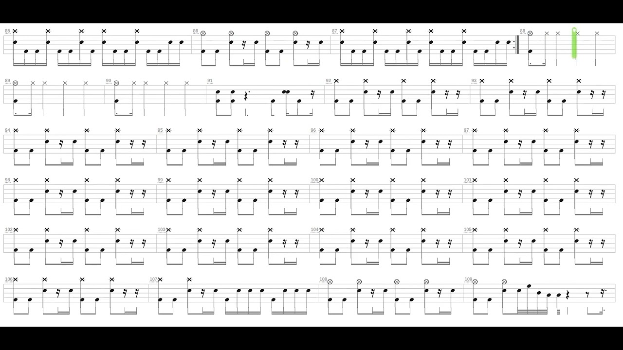 Song for the Dead + Queens Of The Stone Age + Drum only + Drum tab ...