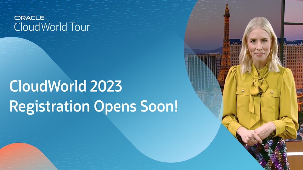 CloudWorld 2023 registration opens soon - YouTube