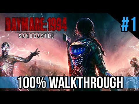 Daymare 1994 Sandcastle Walkthrough Part 1 [4k] | 100% PLATINUM GUIDE ...