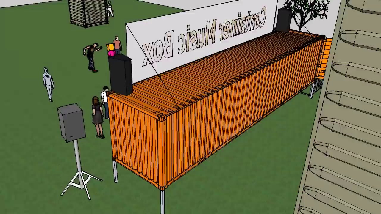 Eventi musicali container music box Container Shelter Box Produzione ...