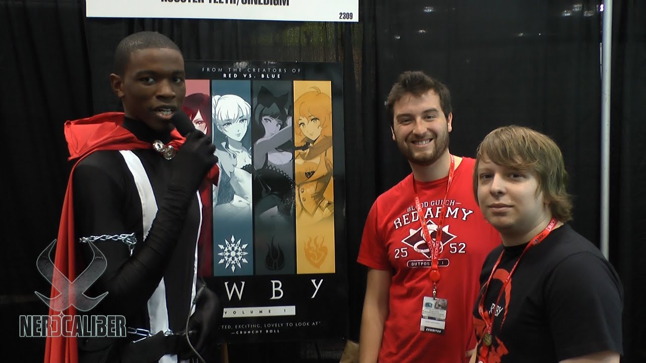 RWBY! Writers Kerry Shawcross and Miles Luna at New York Comic Con 2013 - YouTube