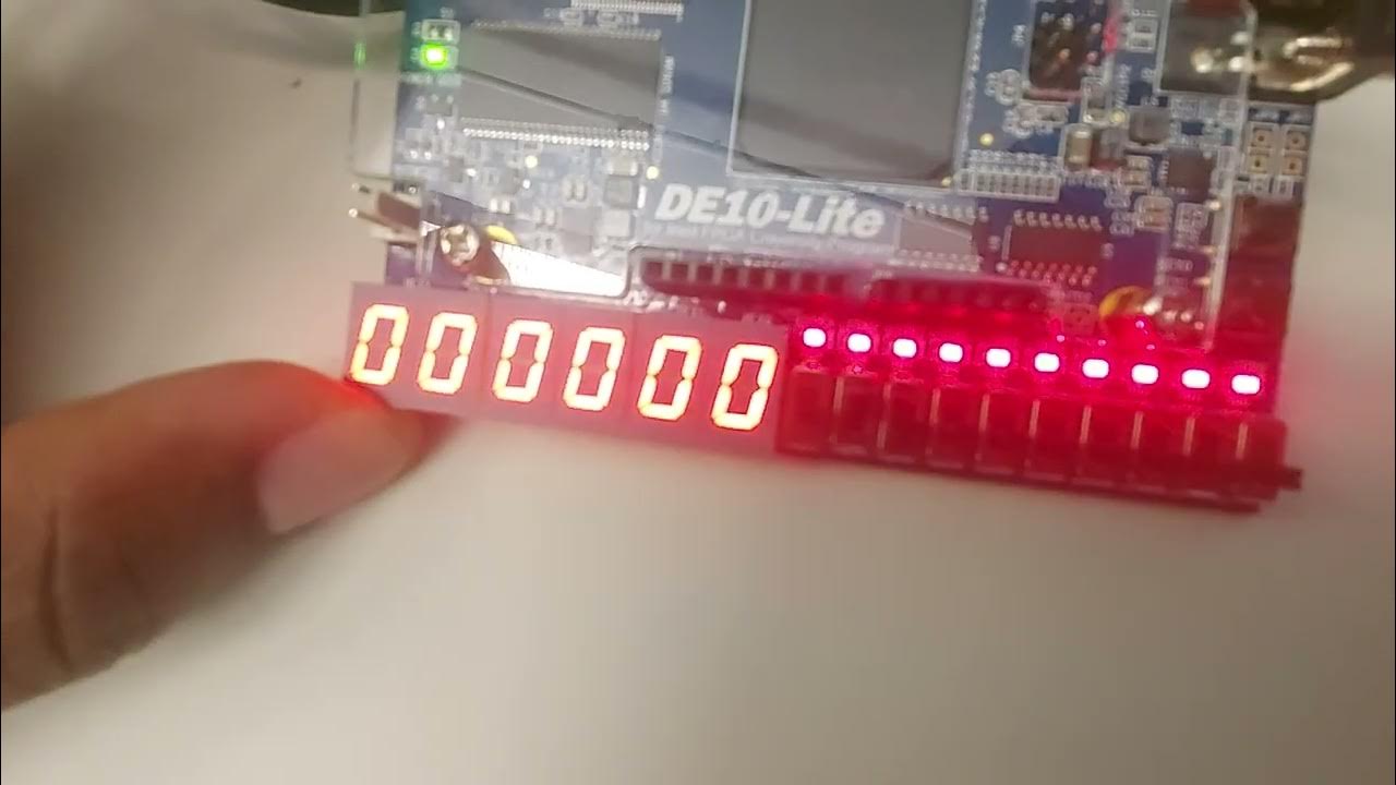 Multifunctional Clock Using DE10 FPGA Board - YouTube