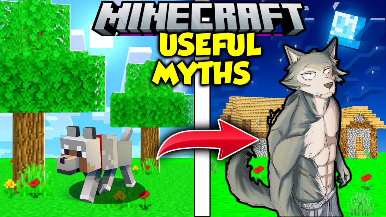 I Tried Best Minecraft Myths That's Was So Useful - YouTube