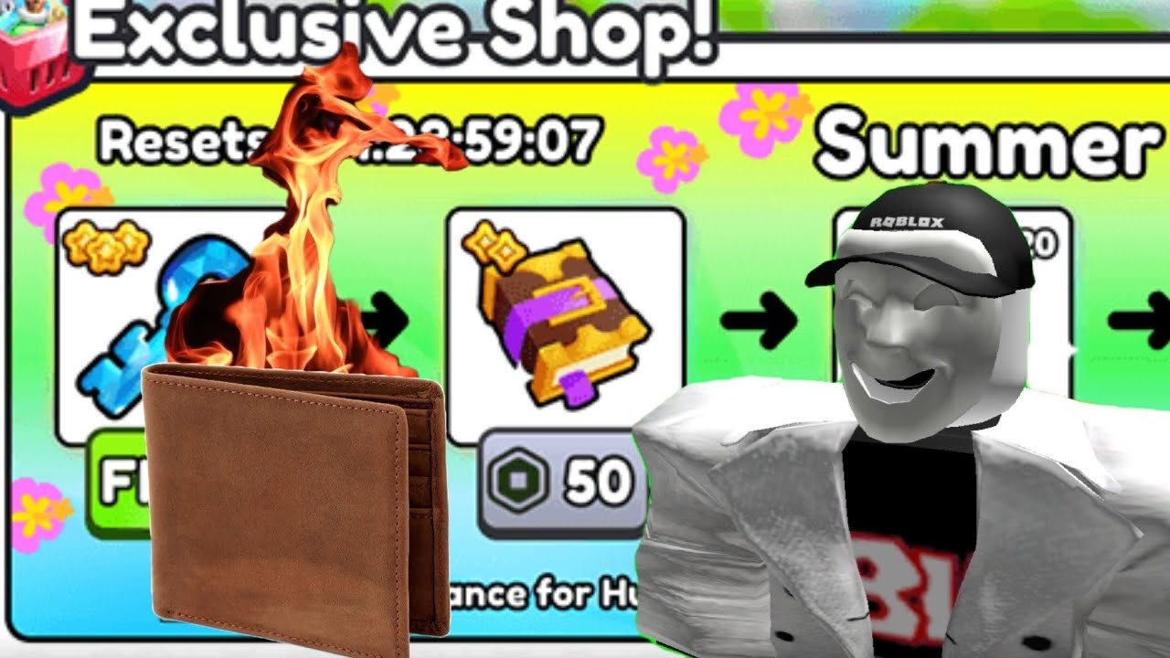 spending my robux on the forever pack in pet simulator 99 - YouTube