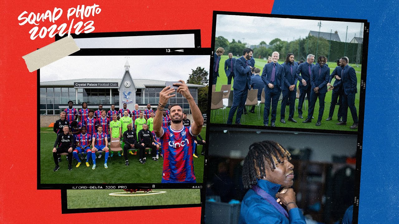 BEHIND THE SCENES: CPFC Squad Photo 2022/23 - YouTube