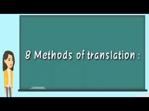 8 Methods of Translation by Newmark - YouTube
