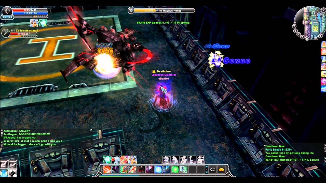 Cabal Online NA FA Lvl 146 solo magnus penna bm3 2bar - YouTube