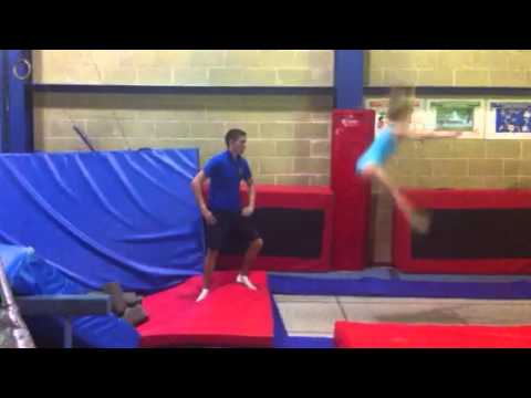 Lucy Howman Double Back Somersault - YouTube