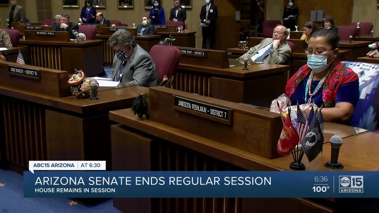 Arizona Senate ends regular session - YouTube