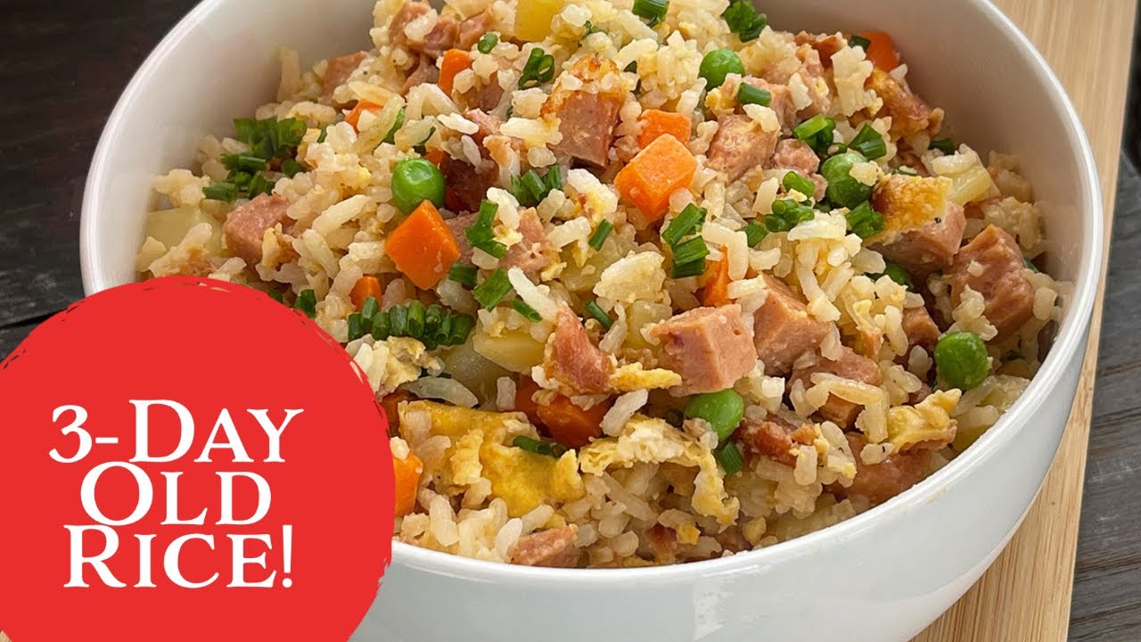 3-Day Old Rice | Quick & Easy Luncheon Meat Fried Rice - YouTube