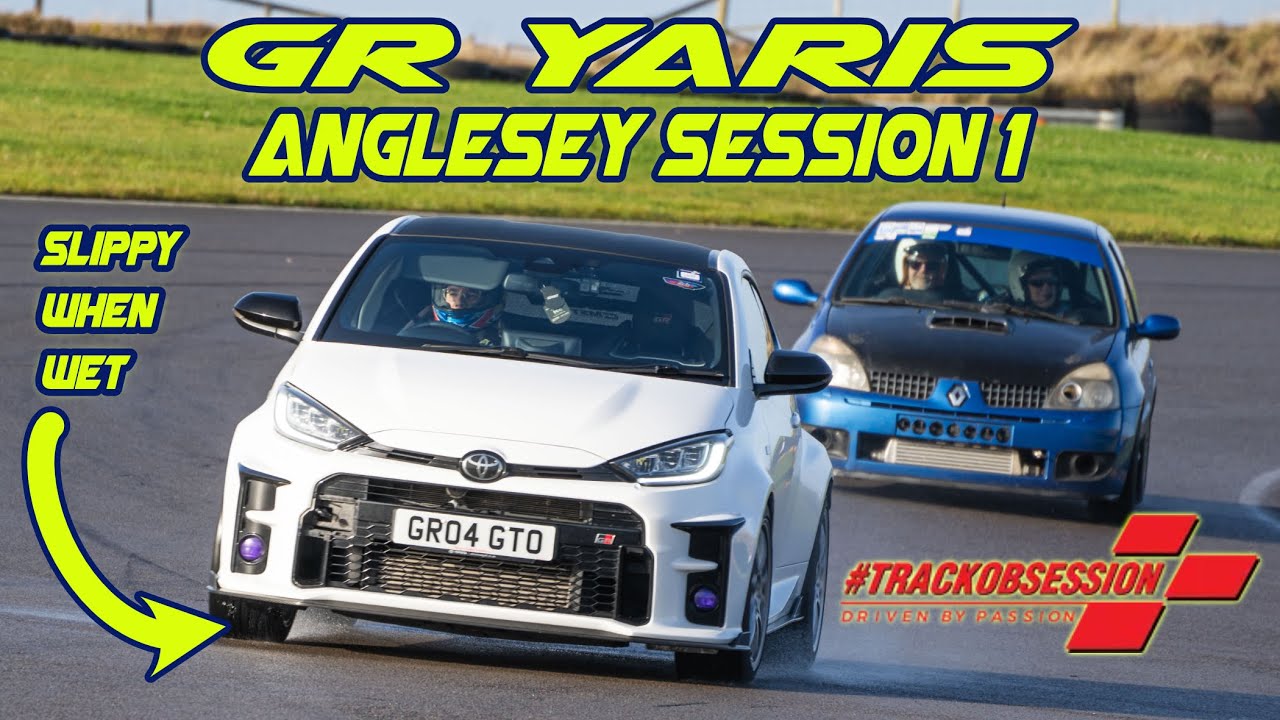 Anglesey Track Day in the GR Yaris Session One 07/10/24 Slippy When Wet ...