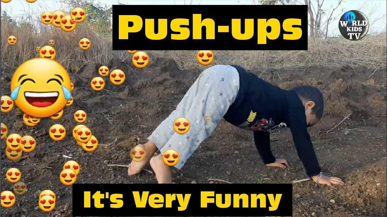 😂😍 Funny Push-Ups By Small Baby Boy | Push-ups kids Video | Funny Video ...