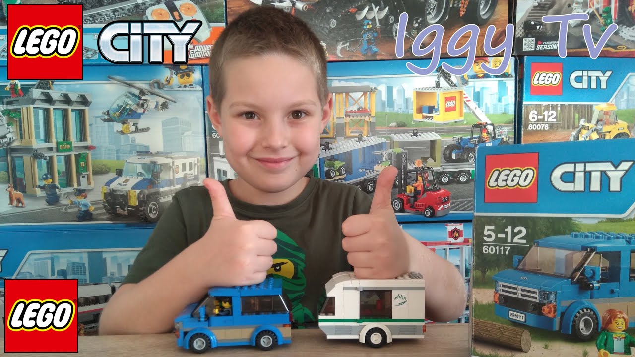 Lego city 60117 van z przyczepą Iggy Tv - YouTube