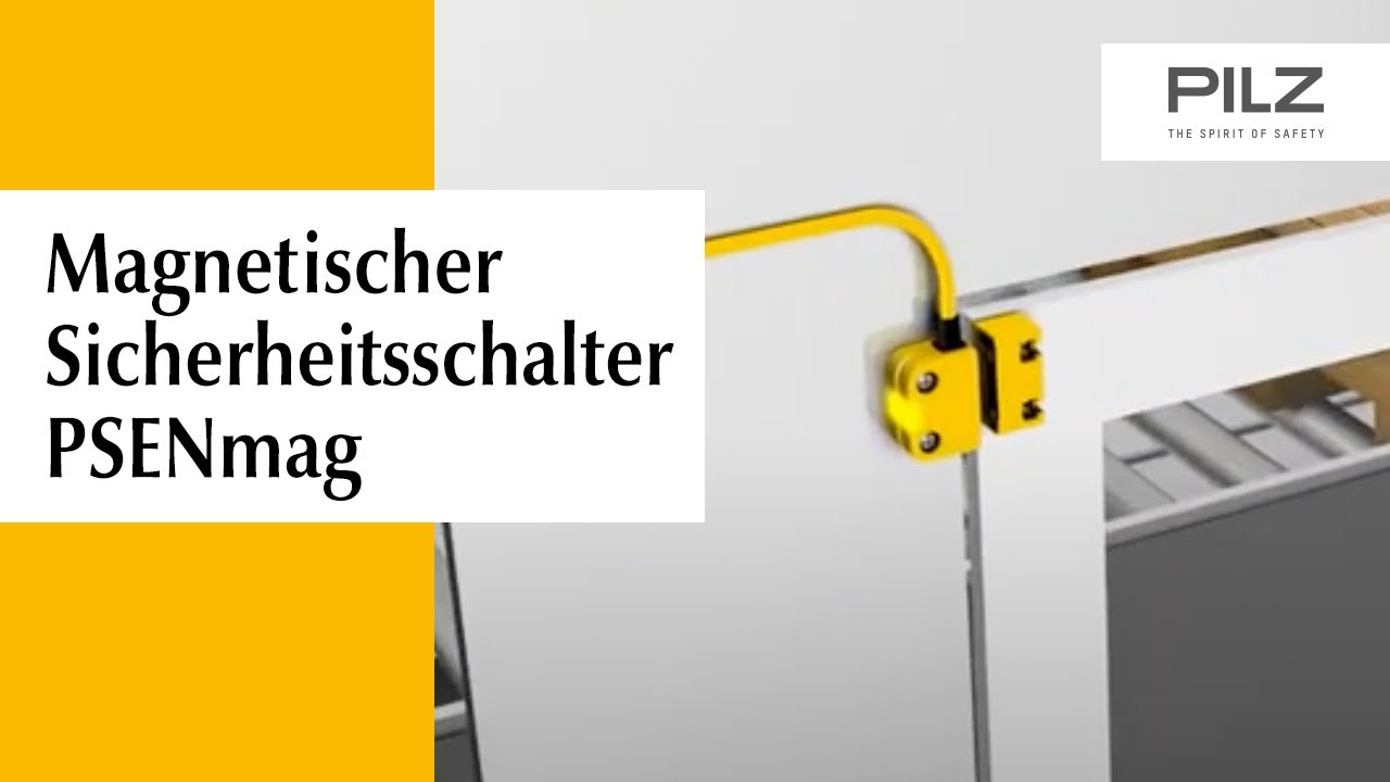 Magnetischer Sicherheitsschalter PSENmag – Überwachung von trennenden ...
