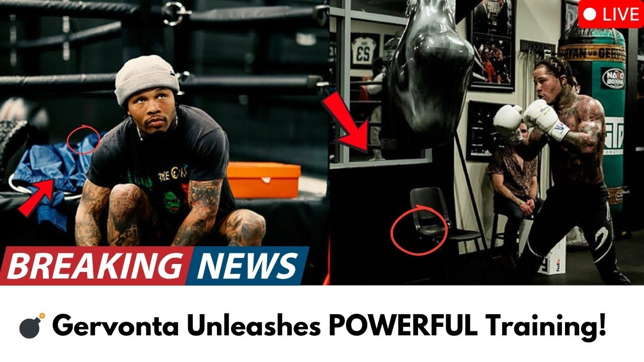 just now! 😱 Gervonta Davis DROPS CRAZY & SCARY Training Footage Before ...