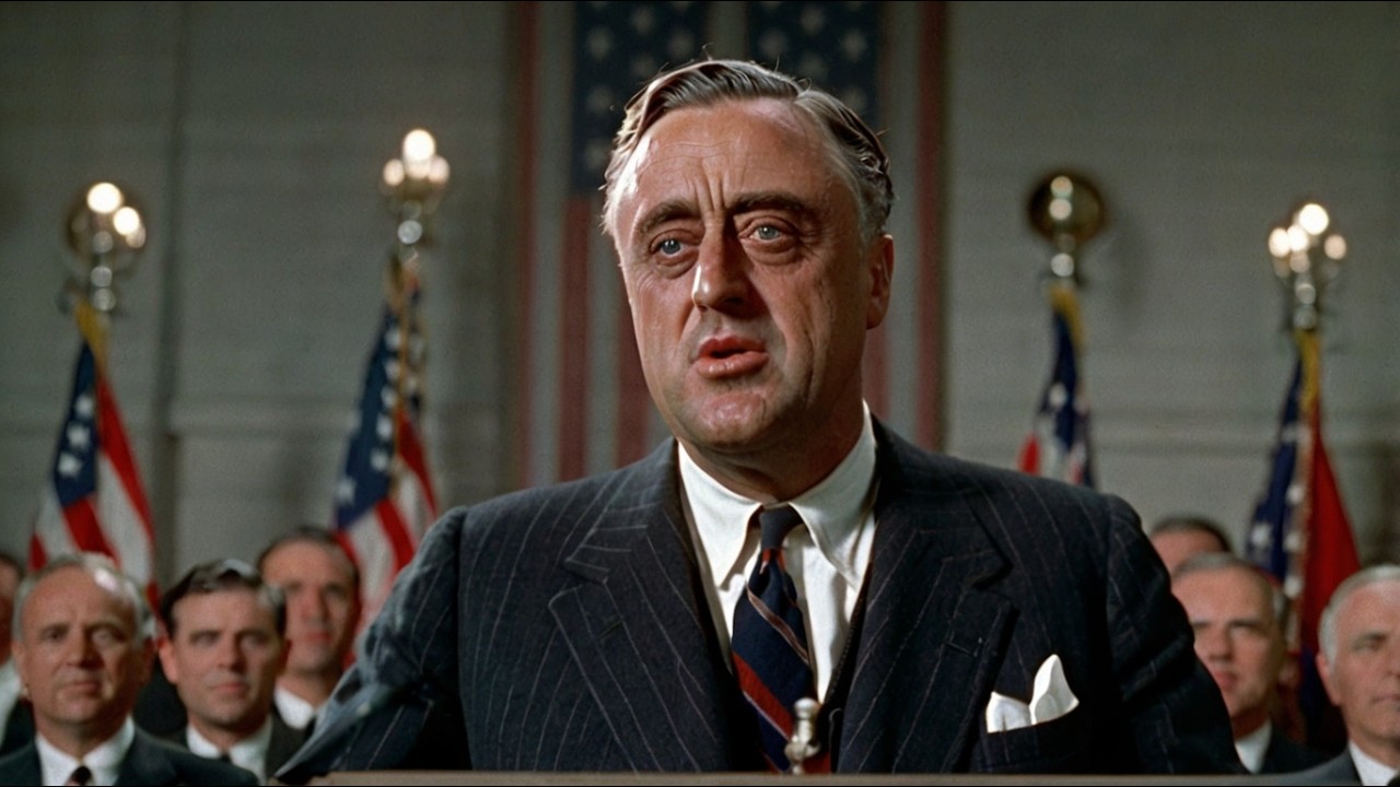 1932. FDR Becomes the 32nd President - YouTube