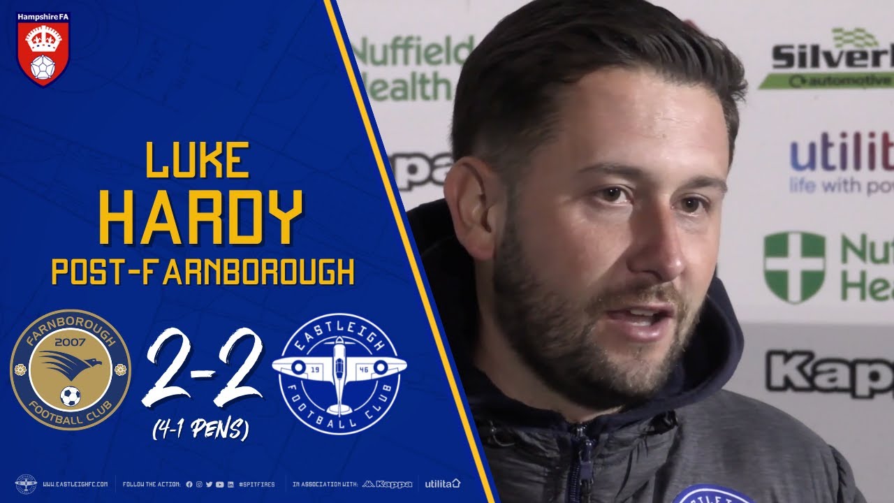 INTERVIEW | Luke Hardy post-Hampshire Senior Cup Final - YouTube