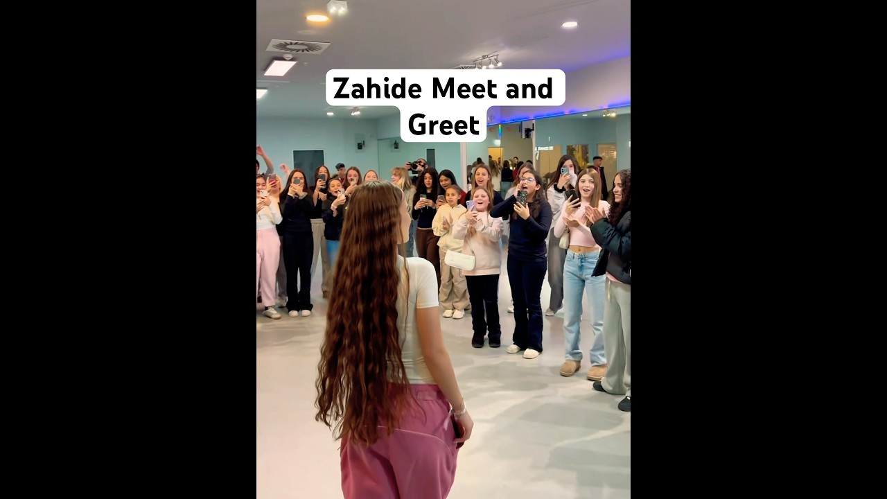 Zahide meet and greet 😊 #lunatix #zahide #tiktok #dancefluencer #happy ...