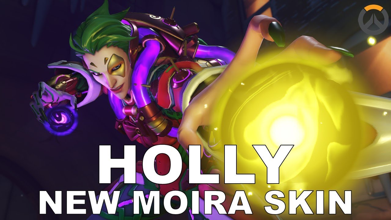 HOLLY - NEW MOIRA SKIN! - WINTER WONDERLAND EVENT 2019 - OVERWATCH ...