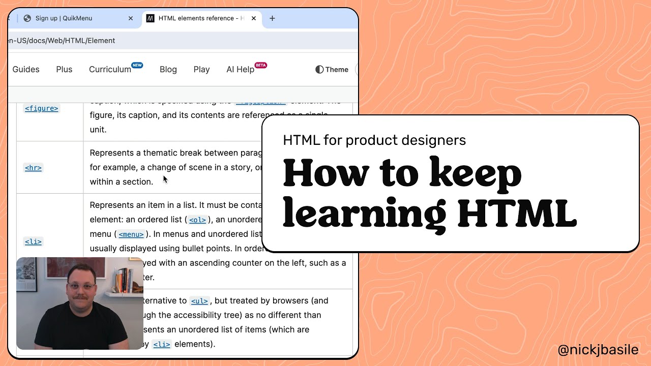 How to keep learning HTML - YouTube