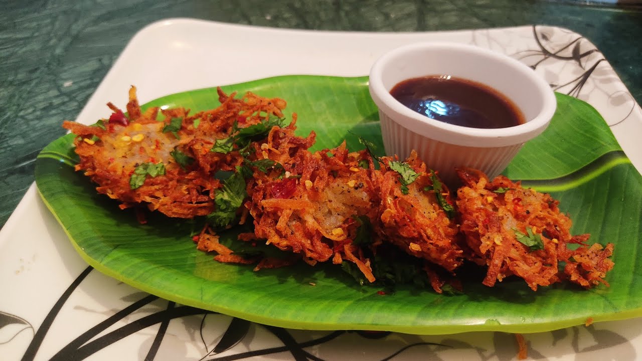 Crispy Lachcha potato #crunchy snacks by Affi # Recipe Once More - YouTube