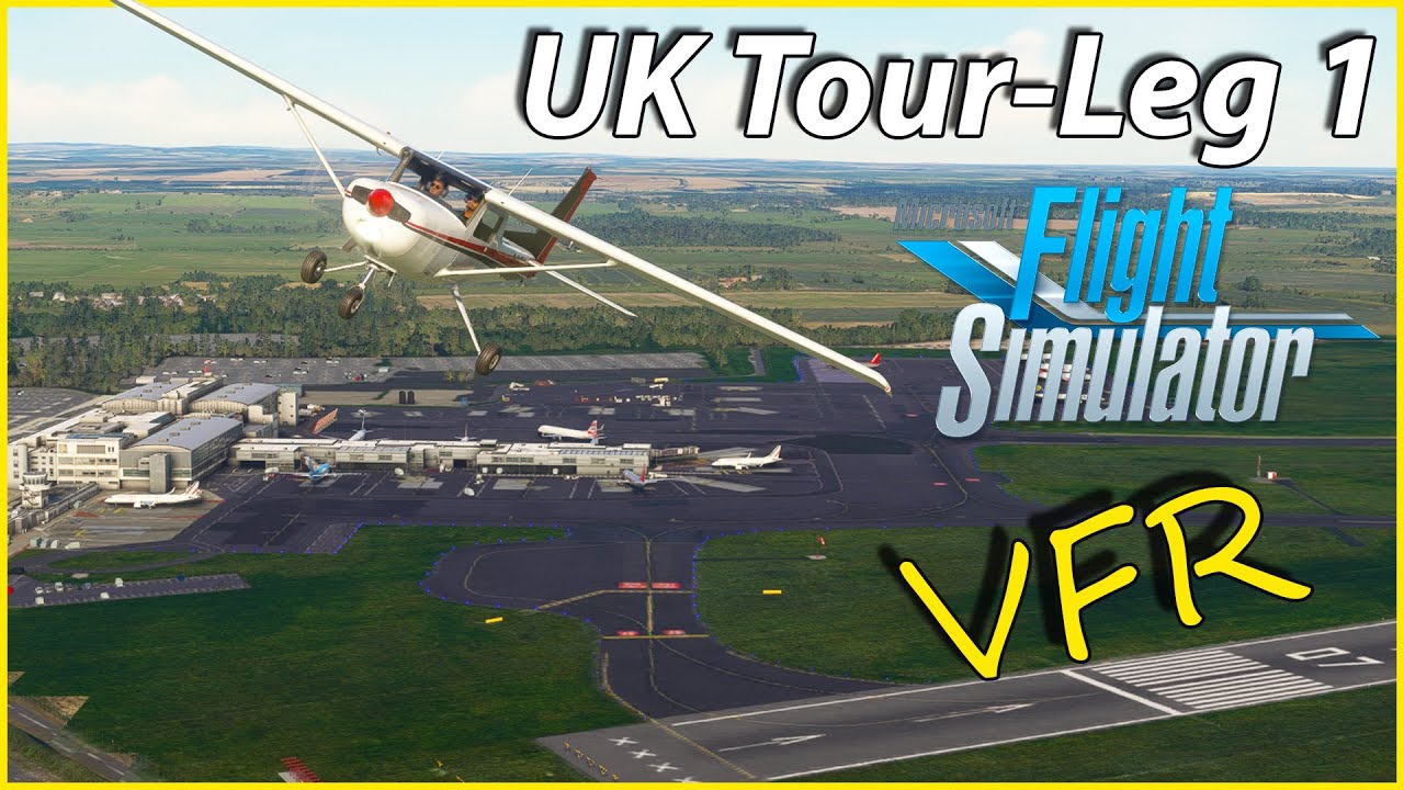 Mastering VFR UK Tour Leg 1 Newcastle to Teesside - YouTube