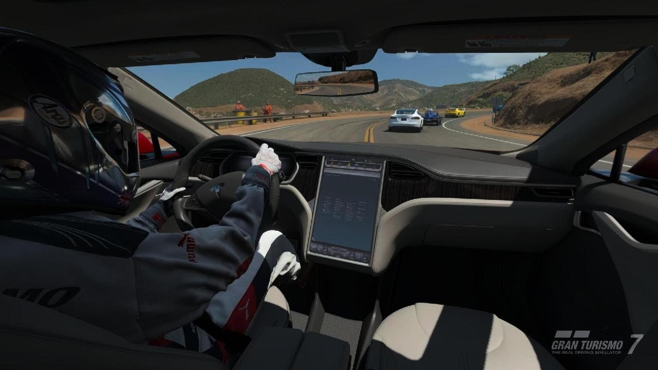 Gran Turismo 7 Tesla S PS5 - YouTube