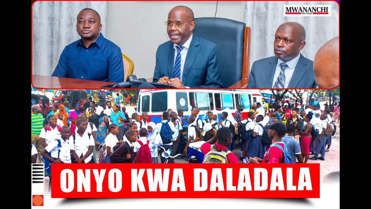 MWAROBAINI WA USAFIRI KWA WANAFUNZI, MAKONDAKTA WAONYWA - YouTube