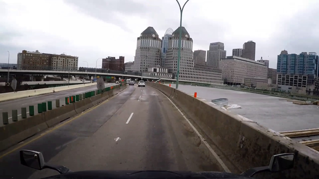 Driving Through Cincinnati Ohio - Trucker's Dashcam #2 - YouTube