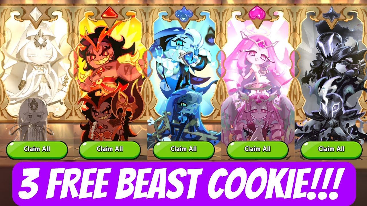 3 Free Beast Cookies Everyone 😱 - YouTube