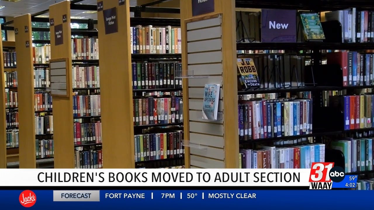 Children's books relocated at Huntsville-Madison County Public Library ...