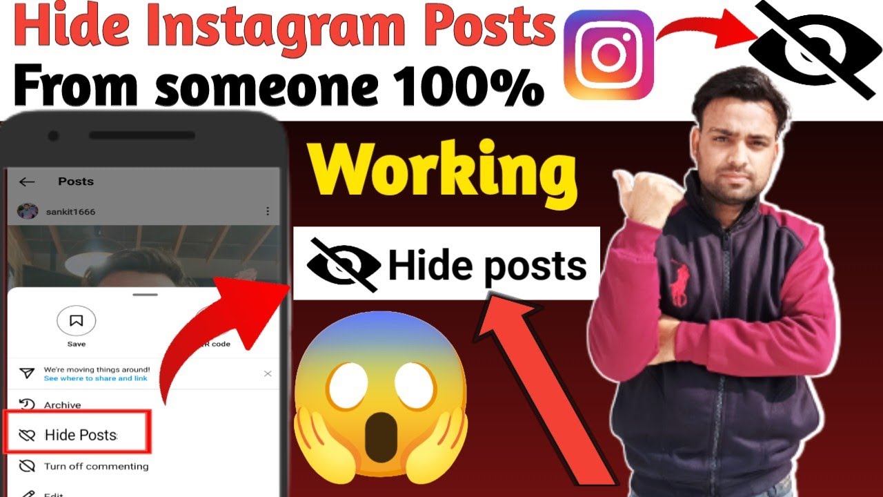 How To Hide Your Instagram Post From Someone In 2023 | Instagram Post ...
