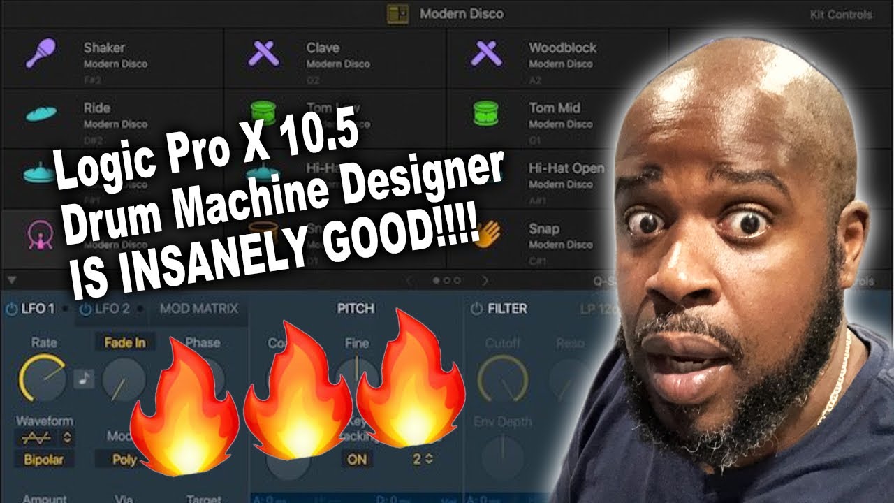 Logic Pro X 10.5 Drum Machine Designer Is INSANELY GOOD!!!! - YouTube
