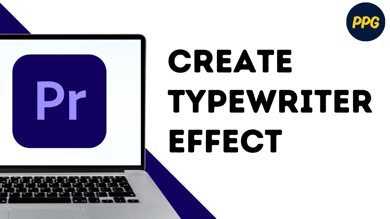 How To Make A Typewriter Effect In Premiere Pro ? - YouTube