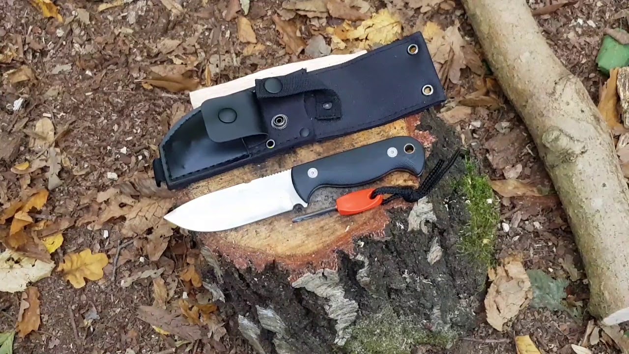 Anglo Arms Survival Knife with Fire Starter, Whistle and Sheath kit ...