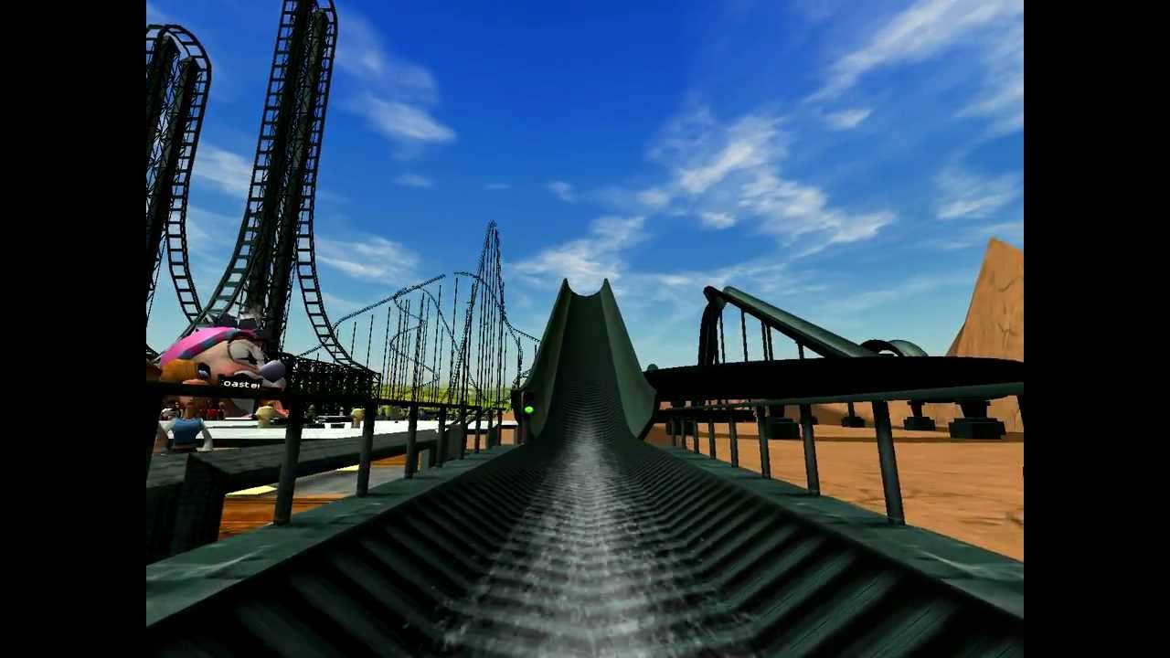 Roller Coaster Simulation - Water Ride Rapids - YouTube
