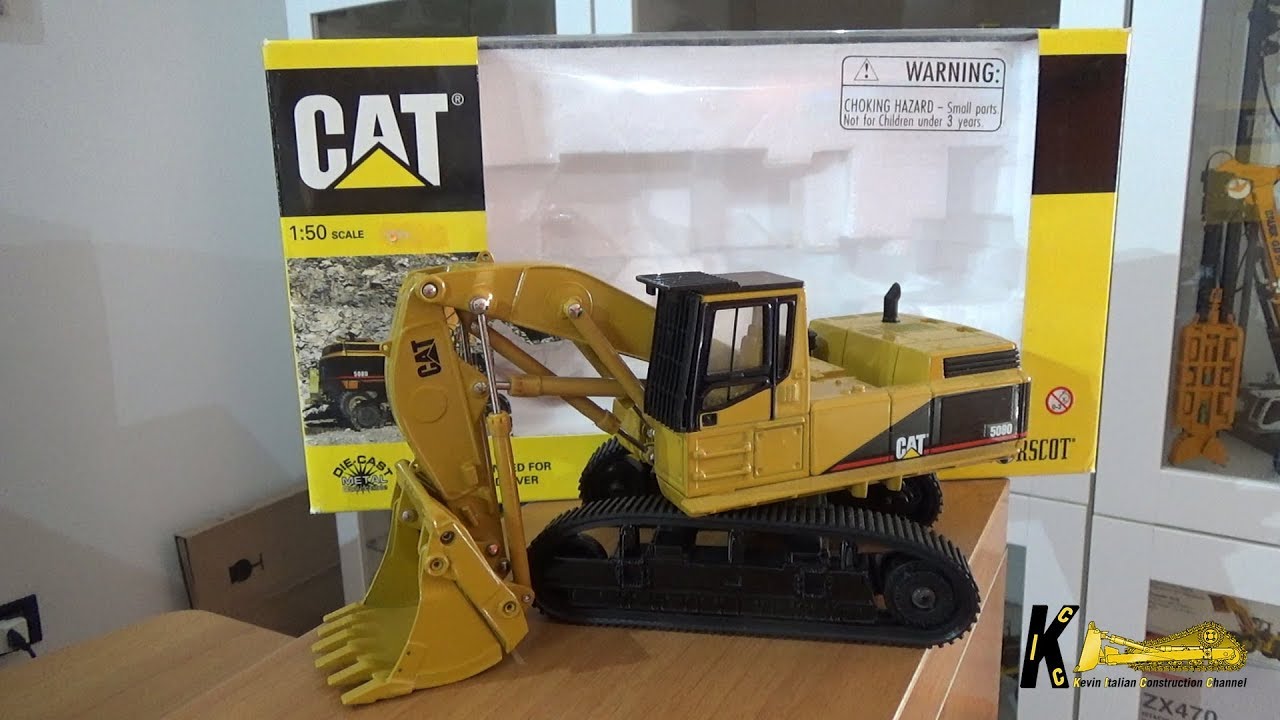 Caterpillar 5080 Excavator Front Showel by Norscot Model Review - YouTube