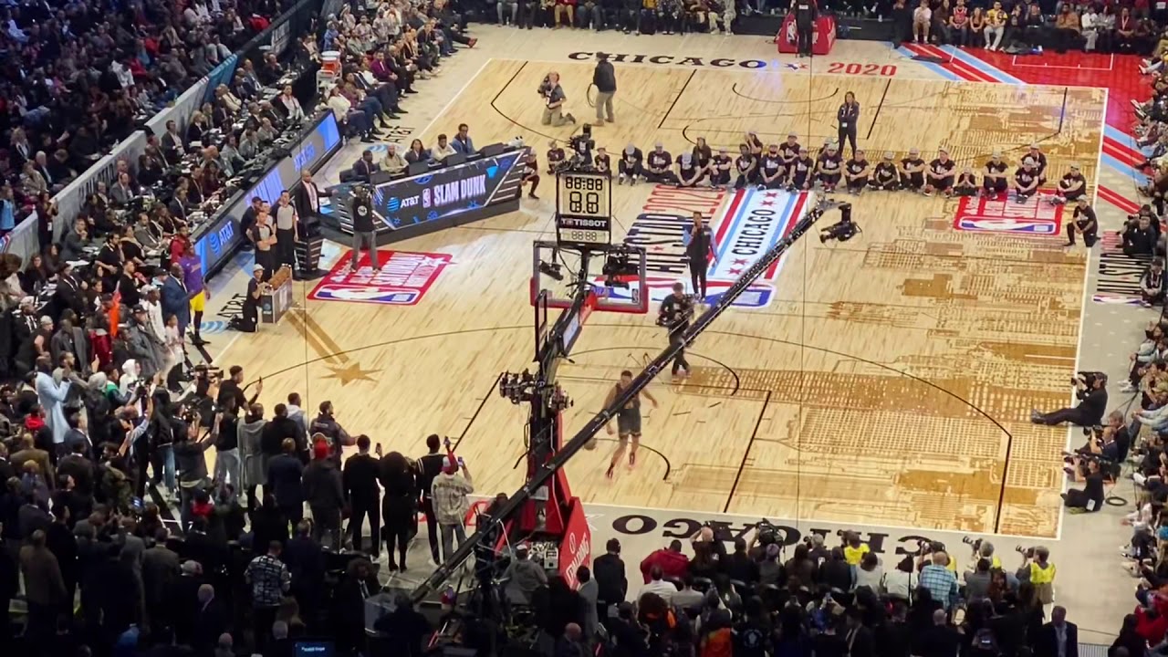 2020 NBA Slam Dunk Contest Arena Atmosphere - YouTube