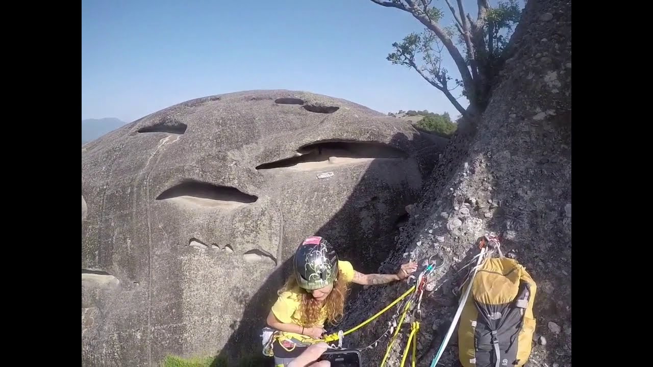 Pillar of Rain 5c , 140m. Meteora/Greece - YouTube