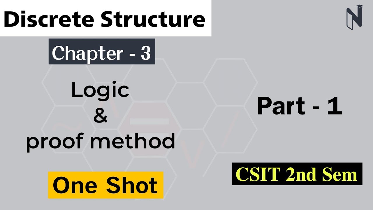 Discrete Structure 3 Logic And Proof Methods Part 1 Csit 2nd Sem Nepali Scienceguru