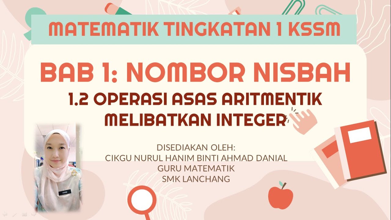 MATEMATIK TINGKATAN 1 KSSM | BAB 1: NOMBOR NISBAH | 1.2 OPERASI ...