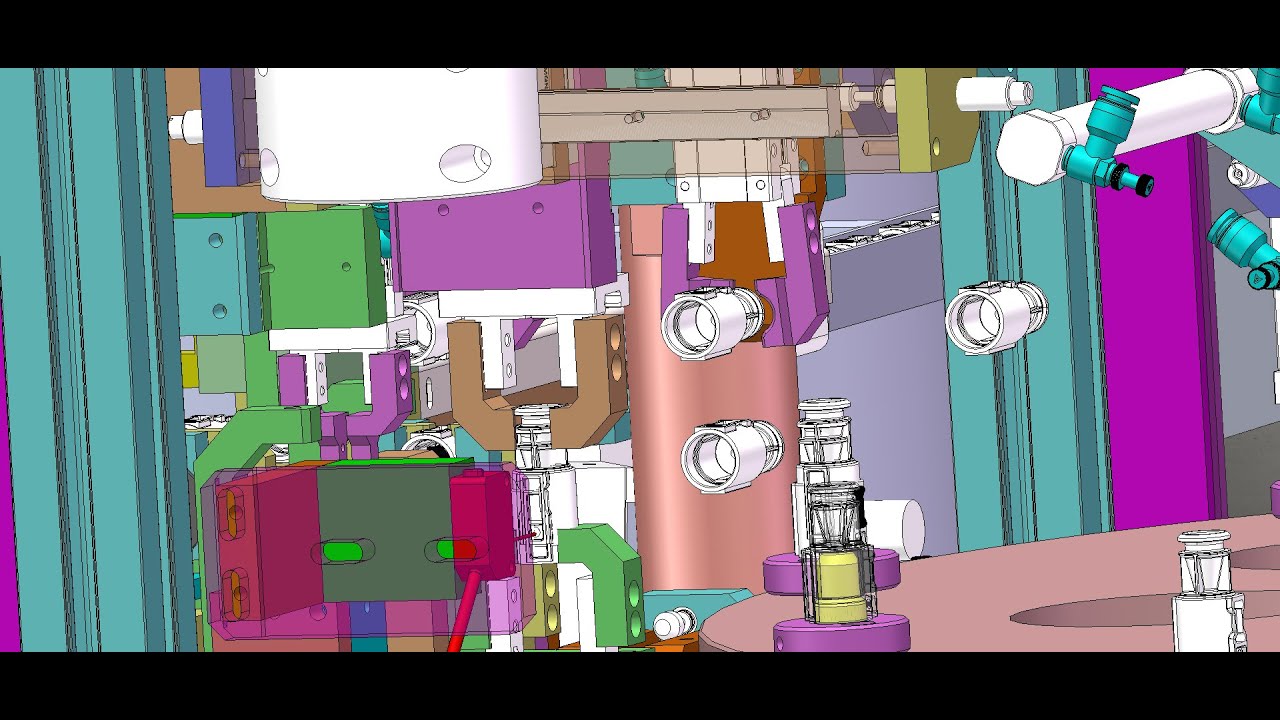 Fully automatic switch assembly machine-industrial 3D model: machine-world.net p93 - YouTube