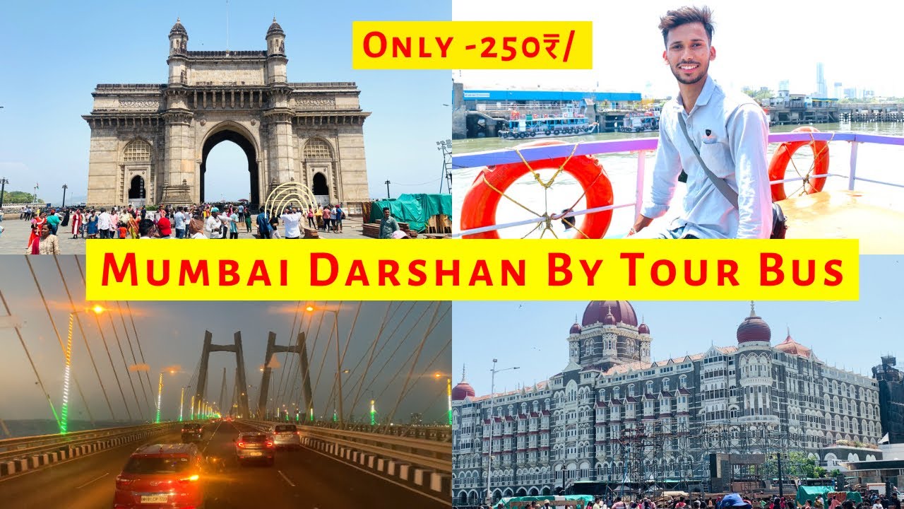 Mumbai Darshan by Bus in Just 250₹ | Mumbai Tourists Places | One Day ...